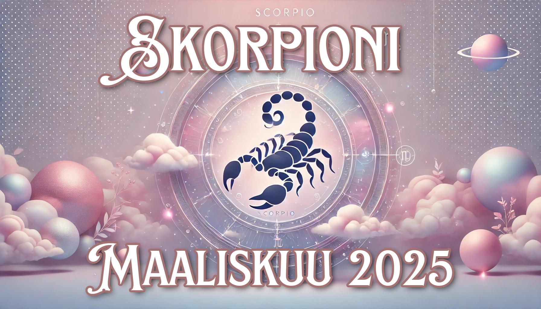 Skorpionin maaliskuun horoskooppi 2025 - Ilmainenhoroskooppi.com